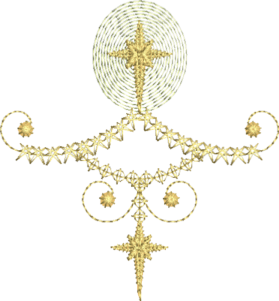 Christmas Star Embroidery Motif - 06 by Sue Box – Sue Box Creations