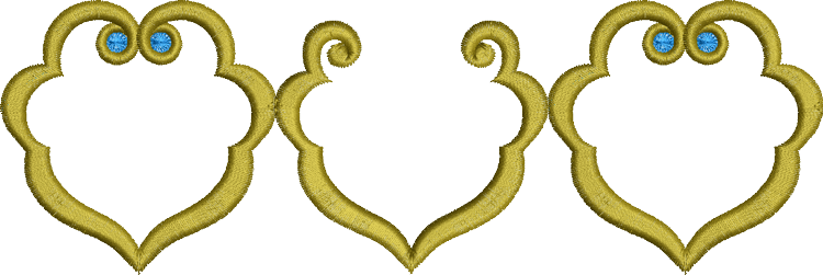 Jewel Motif Borders Set 2 - Border 2 - 13 by Sue Box – Sue Box Creations