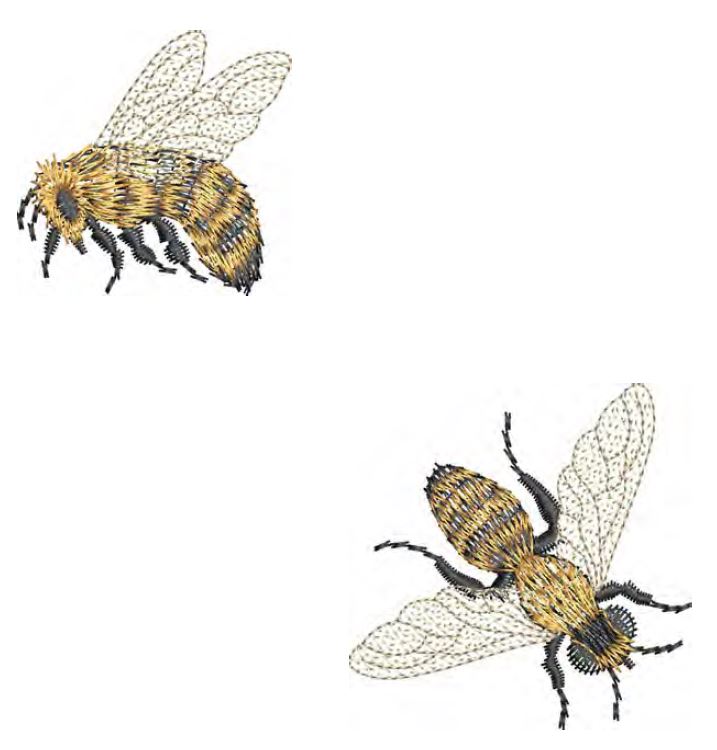 Mini Bees 2 Design Set Machine Embroidery Motif - 22 by Sue Box – Sue ...