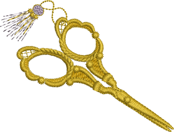 Scissors Embroidery Motif by Sue Box – Sue Box Creations