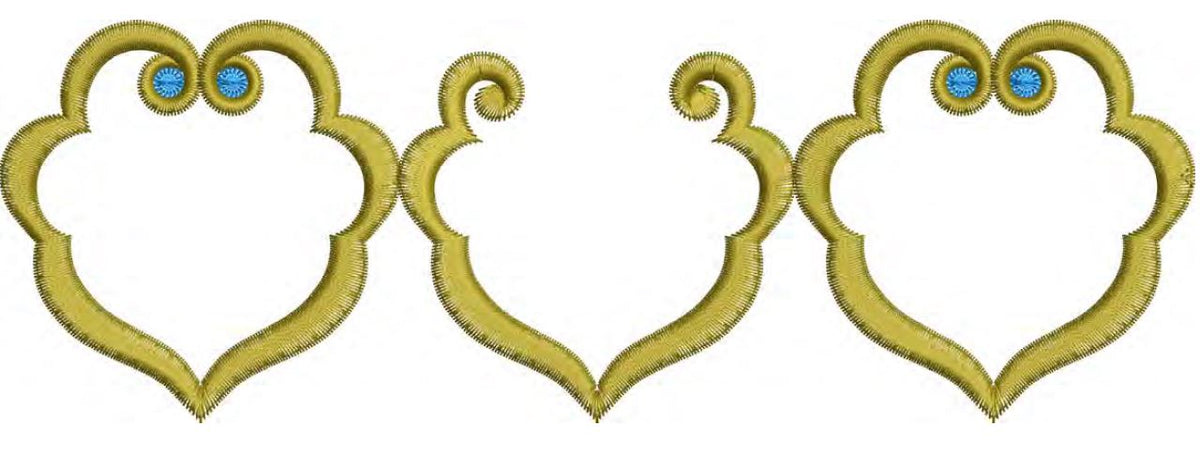 Jewel Motif Borders Set 2 - Border 2 - 13 by Sue Box – Sue Box Creations